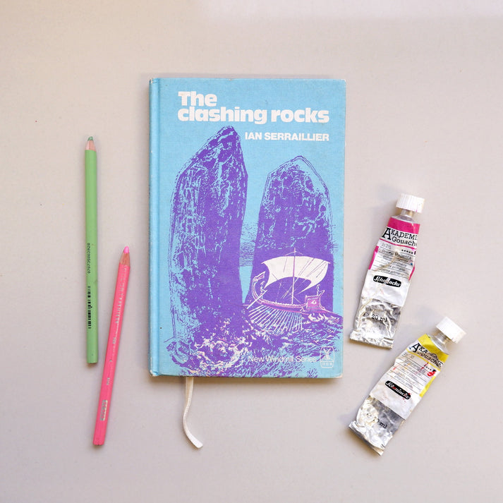 The clashing rocks ~ Fabriano Novel Sketchbook – Austen Gordon Studio